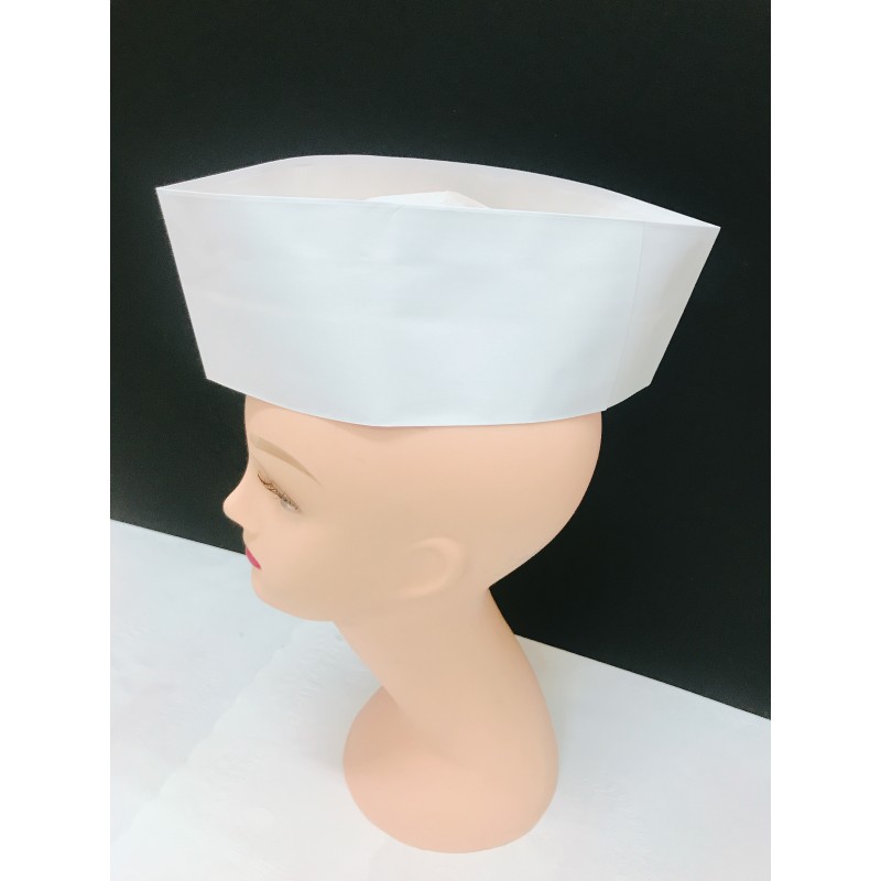 Paper Chef Hat - White